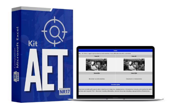 Kit Análise Ergonômica do Trabalho - Ergostore